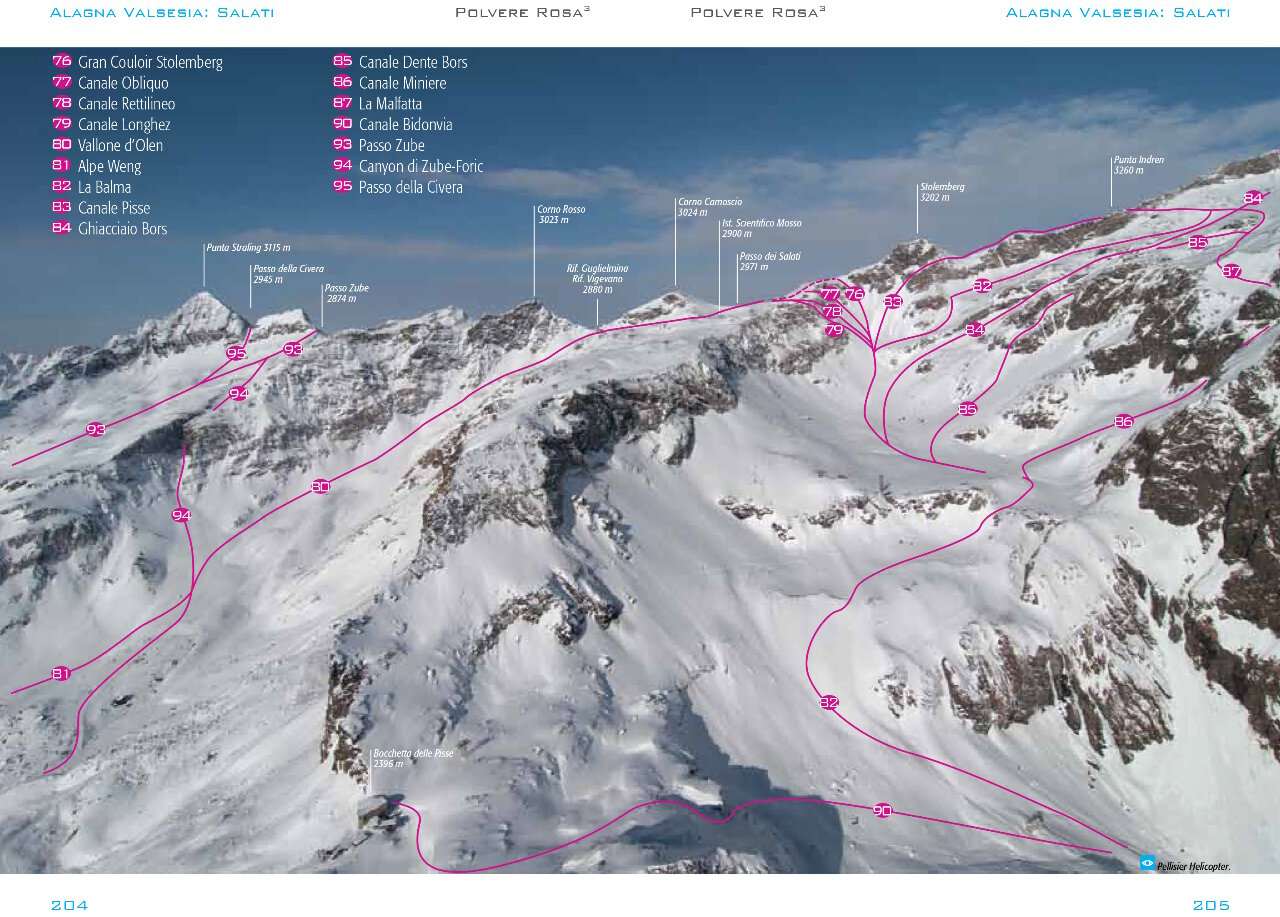 Alagna ski resort with the best off piste area of Monterosaski - Alagna.it